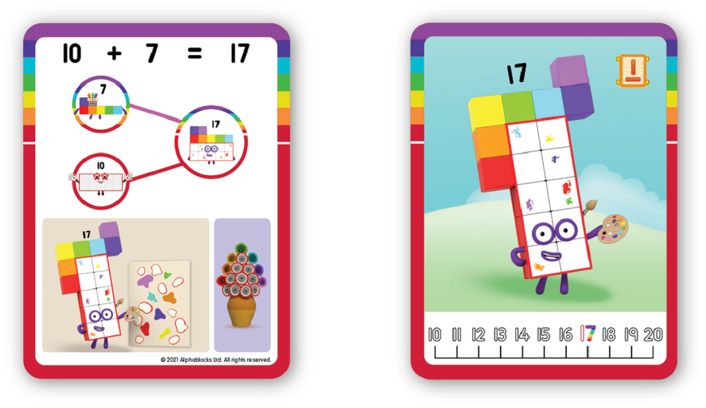 Numberblocks MathLink Cubes 11–20 Activity Set | Teacher Direct Numberblocks MathLink Cubes 11–20 Activity Set | Teacher Direct